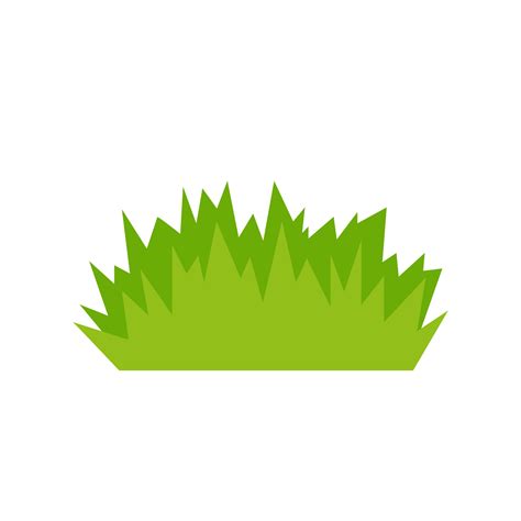 Simple Green Grass Patch With Clean Shapes And Bright Tones Perfect For