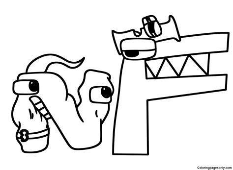 Alphabet Lore Coloring Pages Printable For Free Download 56 Off