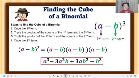 Grade 7 Math Special Product Formula 👉 Finding The Cube Of A Binomial