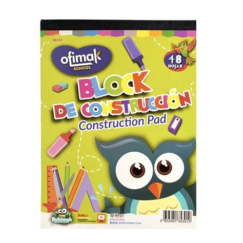 Ok167 Block De Construcción Ofimak Artículos De Oficina Y Útiles Escolares
