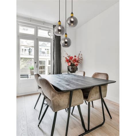 Lampa Wisząca Szklana Kula Luxes Iii 30cm Szkło Dymione Z Efektem Lustra