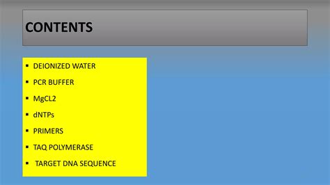 Chemicals Used In Pcr Pptx