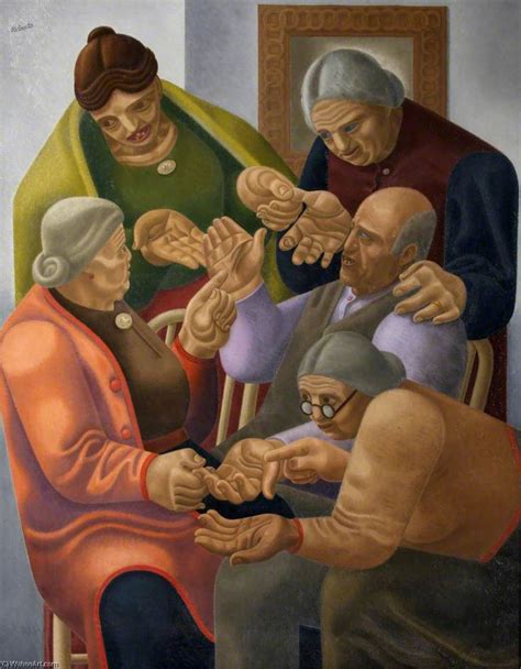 Artwork Replica The Palms Foretell 1937 By William Patrick Roberts