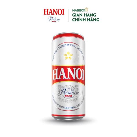 Bia Hanoi Premium Thùng 24 Lon 330ml Phiên Bản Tết Habeco
