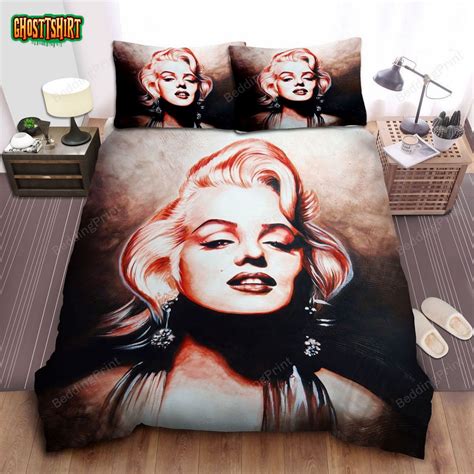 Marilyn Monroe Charming In Art Painting Bed Sheets Duvet Cover Bedding Set