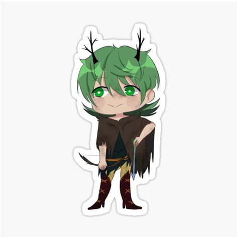 Chibi Mori Sticker By The Janie Redbubble
