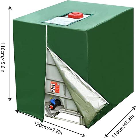 Ibc Water Tank Cover 1000 L Rain Water Tank Container Cover With Zipper