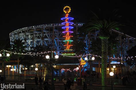 Yesterland California Screamin On Paradise Pier
