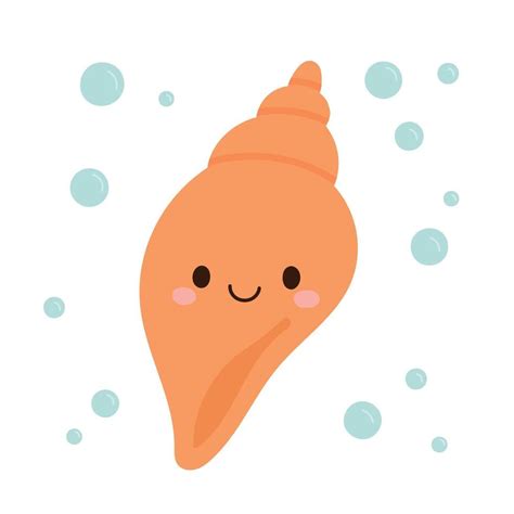 Cartoon Conch Shell
