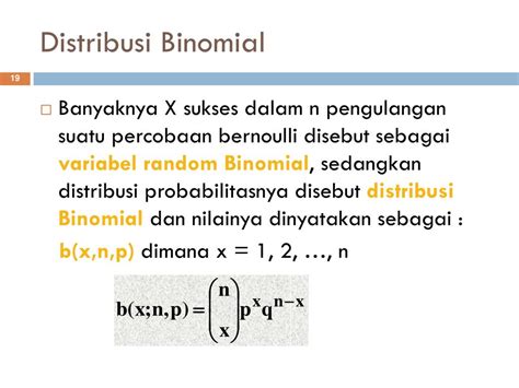 Contoh Soal Variabel Random Binomial Pelajaran Mu