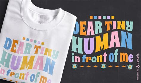 Tiny Human T Shirt Design Vector Download