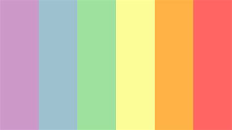 Rainbow Aesthetic Color Palette Cxxylx