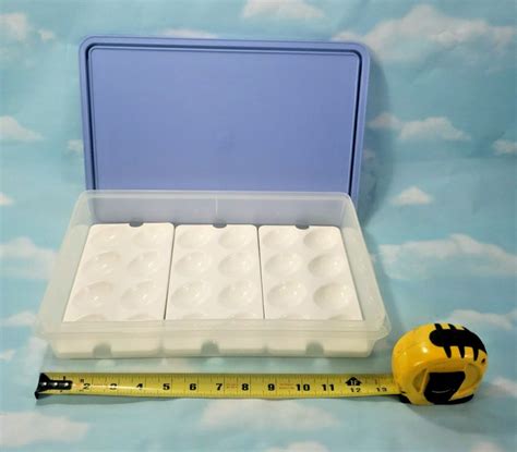 Vintage Tupperware Deviled Egg Container Holds 24 Eggs 4853561018