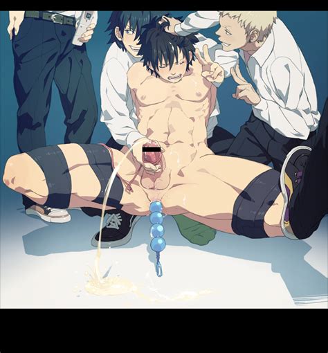 Rule 34 5boys Anal Anal Beads Assisted Peeing Bar Censor Black Hair