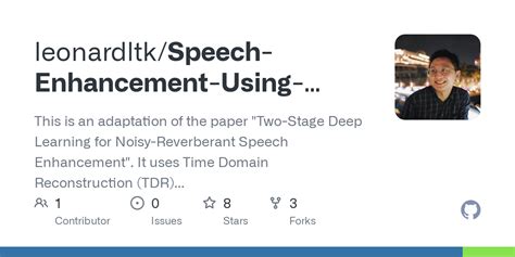 GitHub Leonardltk Speech Enhancement Using Time Domain Loss This Is An Adaptation Of The