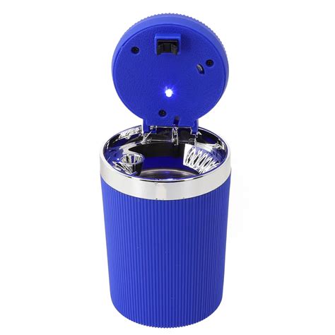 Detachable Lid Car Ash Tray Cup Holder With Led Light And Effective
