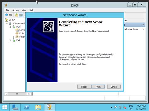 Windows Server 2012 R2 Configure DHCP Server Server World