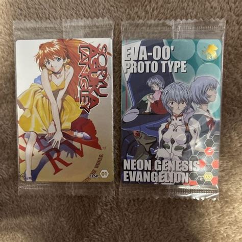 Neon Genesis Evangelion Ayanami Rei Soryu Asuka Card Eva 00 Prototype Ebay