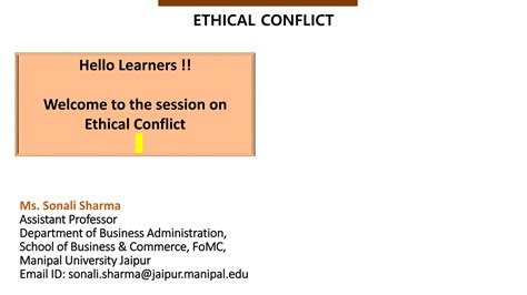 13 Ethical Conflict Pptx Conflict Ethical Ppt