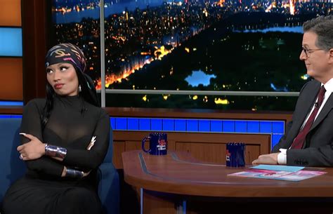 Nicki Minaj Professes Her Love For Stephen Colbert In Mini Rap Battle