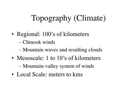 Ppt Topography Climate Powerpoint Presentation Free Download Id