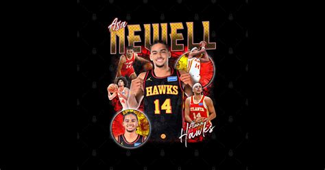Asa Newell Basketball Player Sticker Teepublic