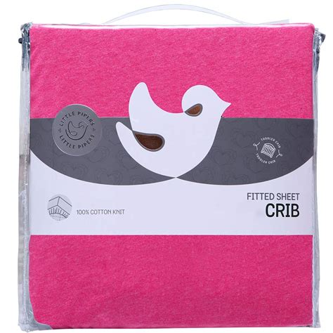 Porta Crib Sheet Heather Pink Drive