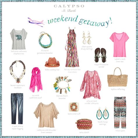 Checklist Packing For You Weekend Getaway Calypsostbarth Style