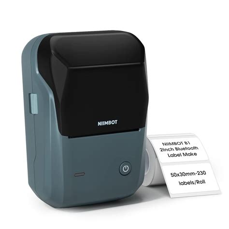 Niimbot B1 Thermal Label Bluetooth Printer Incl Label 50x30mm