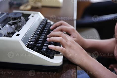 Woman Writer Typing