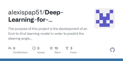 GitHub Alexispap Deep Learning For Autonomous Driving The Purpose Of This Project Is The