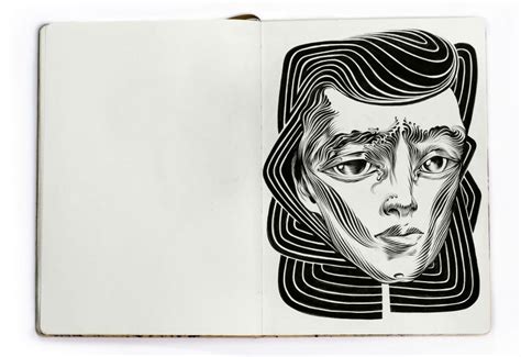 Faces And Figures Incredible Sketches By Paweł Ponichtera Daily Design