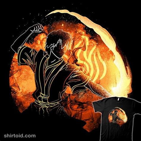 Fire Bender Orb Original Artists Poster Illustration