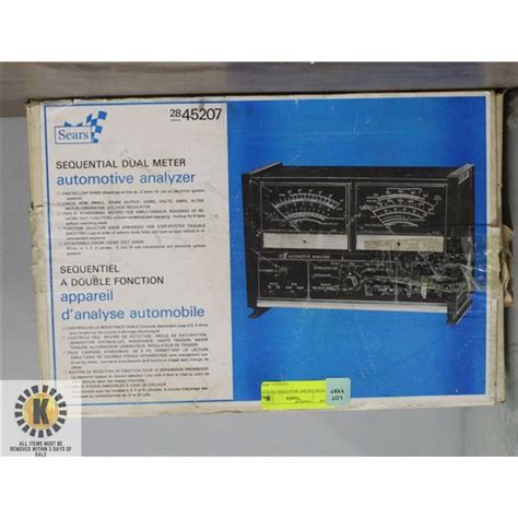 1970s Engine Analyzer Untested