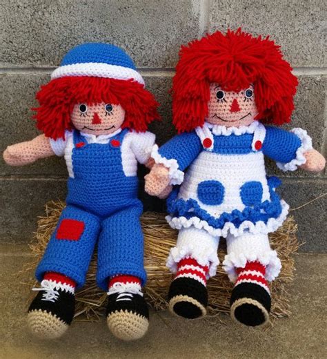 8 Crochet ️ Raggedy Ann And Andy Ideas Crochet Patterns Raggedy Crochet