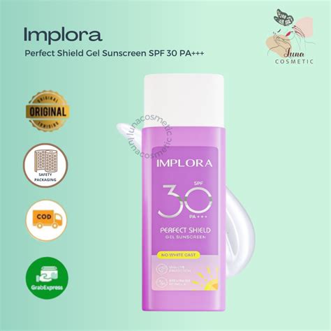Implora Perfect Shield Gel Sunscreen Spf 30 Pa Shopee Singapore