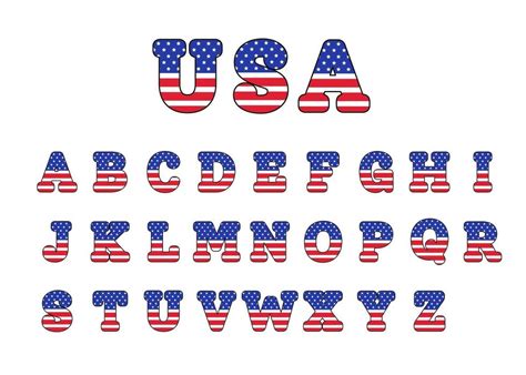 Usa Letters Vector Art Icons And Graphics For Free Download