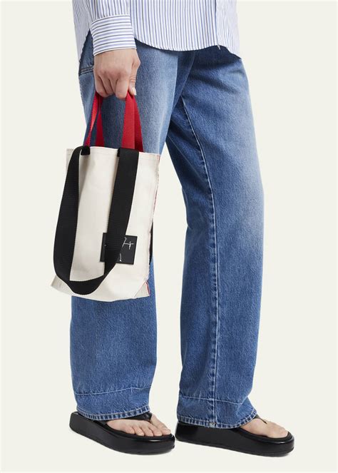 Plan C Mini Pili And Bianca Canvas Bucket Bag Bergdorf Goodman