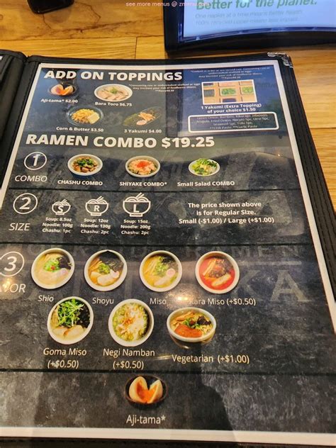 Online Menu Of Hokkaido Ramen Santouka Allston Restaurant Boston