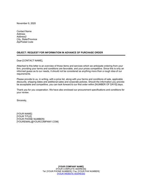Email Of Procurement Sample Cadenceknoeodonnell