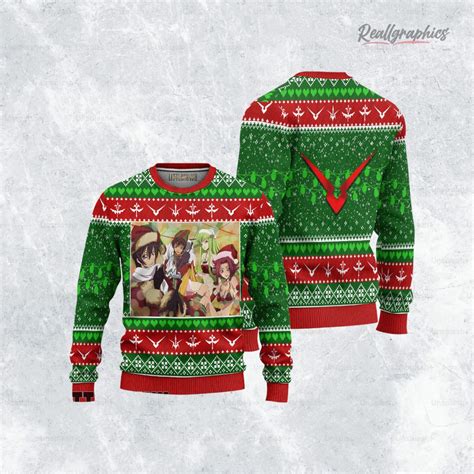 Code Geass Ugly Sweater Custom Characters Sweatshirt Reallgraphics