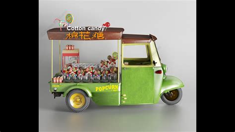 Candy Booth 3d Model Turbosquid 2150689