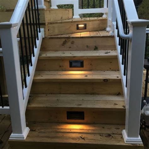 Pyxis Recessed Low Voltage Led Louvered Riser Light By Aurora Deck Lighting Deck Stair Lights