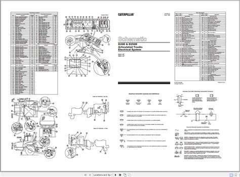 Cat Articulated Dump Truck D20d 9mg Operators Service Manual And