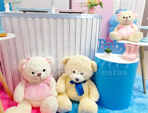 Aluguel Decoração Para Chá Revelação Mesas Cilindro E Retrô