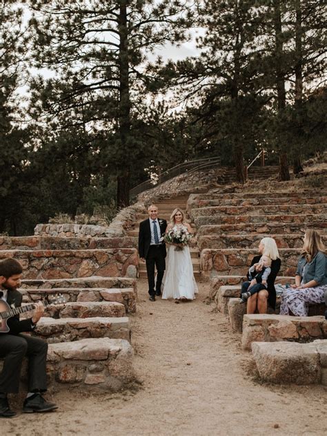 Sunrise Amphitheater Boulder Wedding Outdoor Wedding Venue Idea Jacilyn M Photography