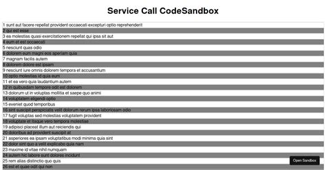 Interview Answer 1 Codesandbox