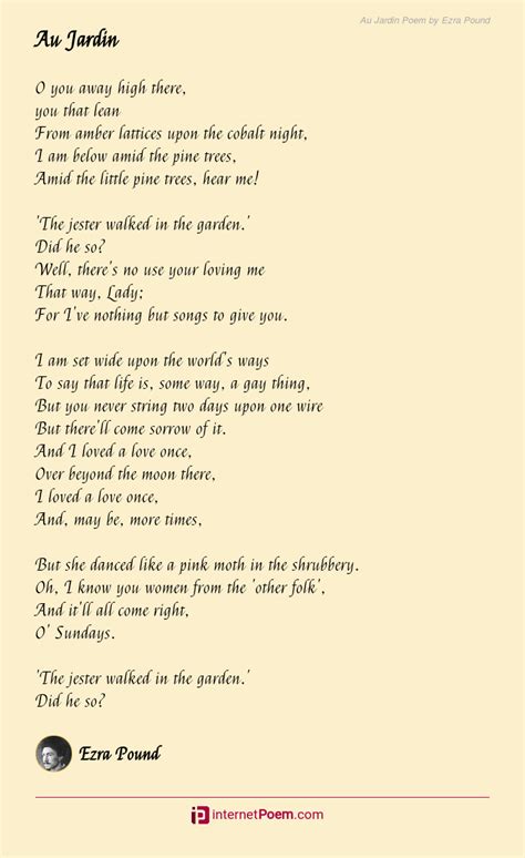 The Garden By Ezra Pound Meaning Fasci Garden