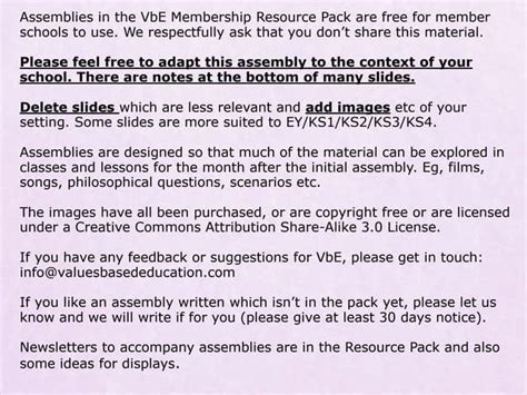 Values Assembly Kindness Pptx