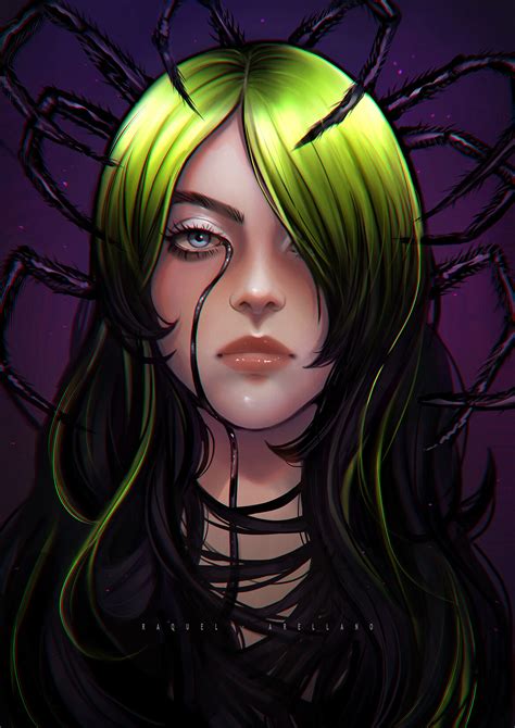 Rarellano Art Billie Eilish Fanart